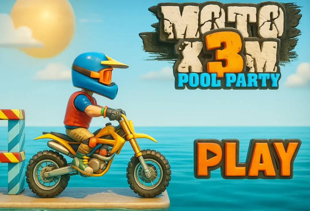 Moto X3M Pool Party Unblocked – Bike Racing on YupGames