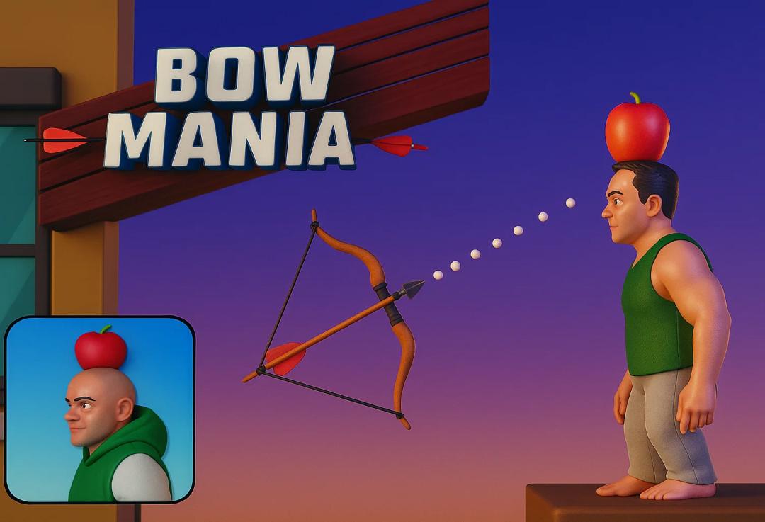 Play Bow Mania Game 🏹 Archery Challenge at YupGames