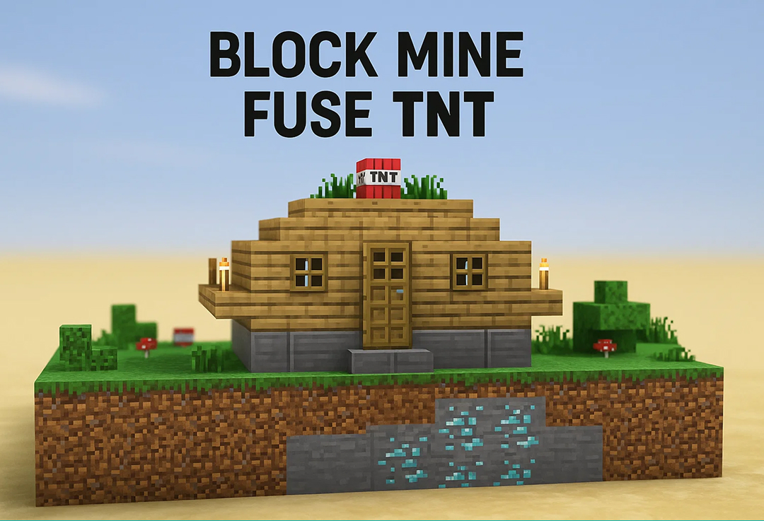Play Block Mine Fuse TNT Game Online | YupGames