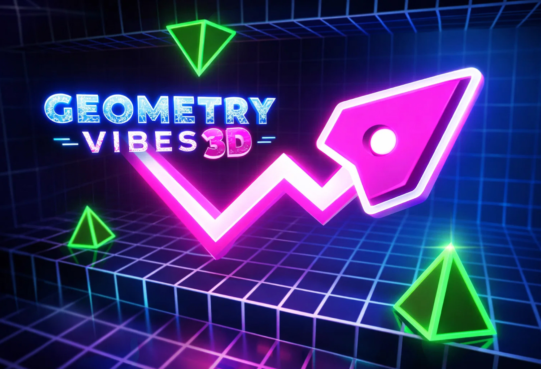 Geometry Vibes 3D Game | Feel the Beat in 3D on Yupgames