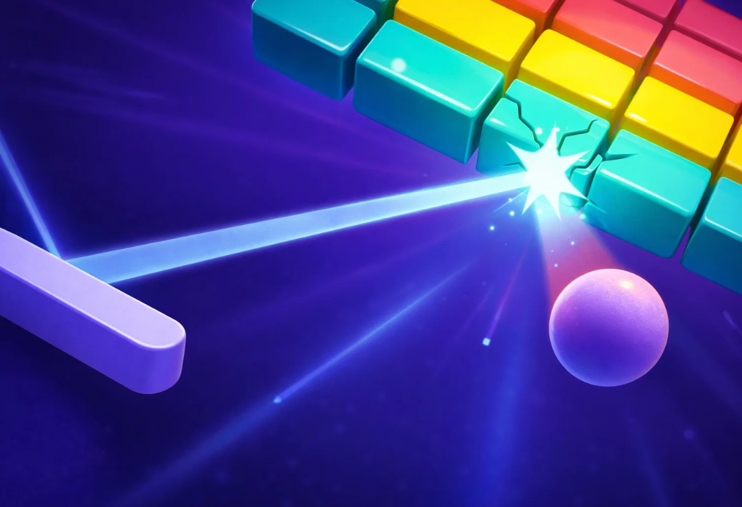 Play Block Breaker on YupGames | Classic Arcade Brick Game