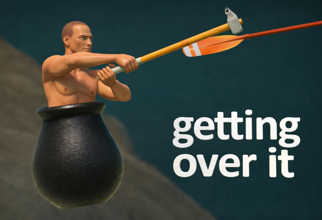 Getting Over It Unblocked - Physics Climbing Game | YupGames