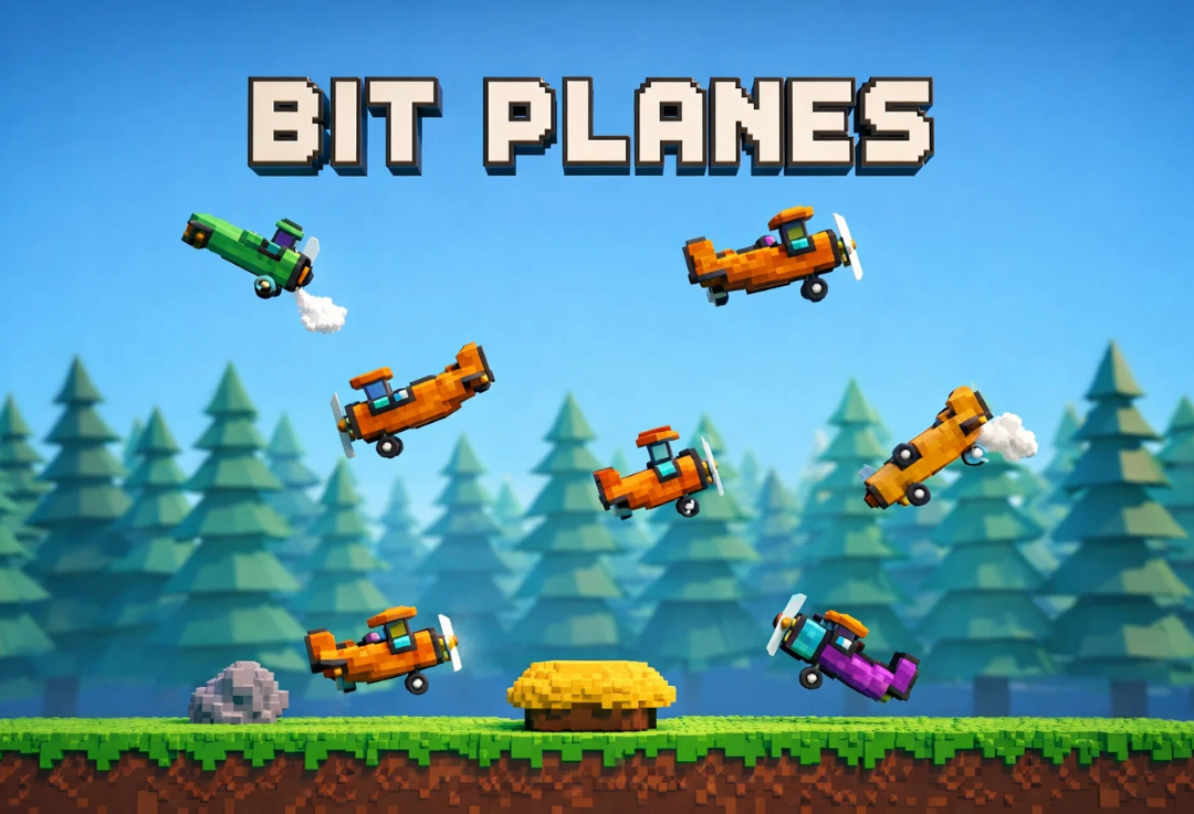 Bit Planes Unblocked – Retro Air Combat Game | YupGames