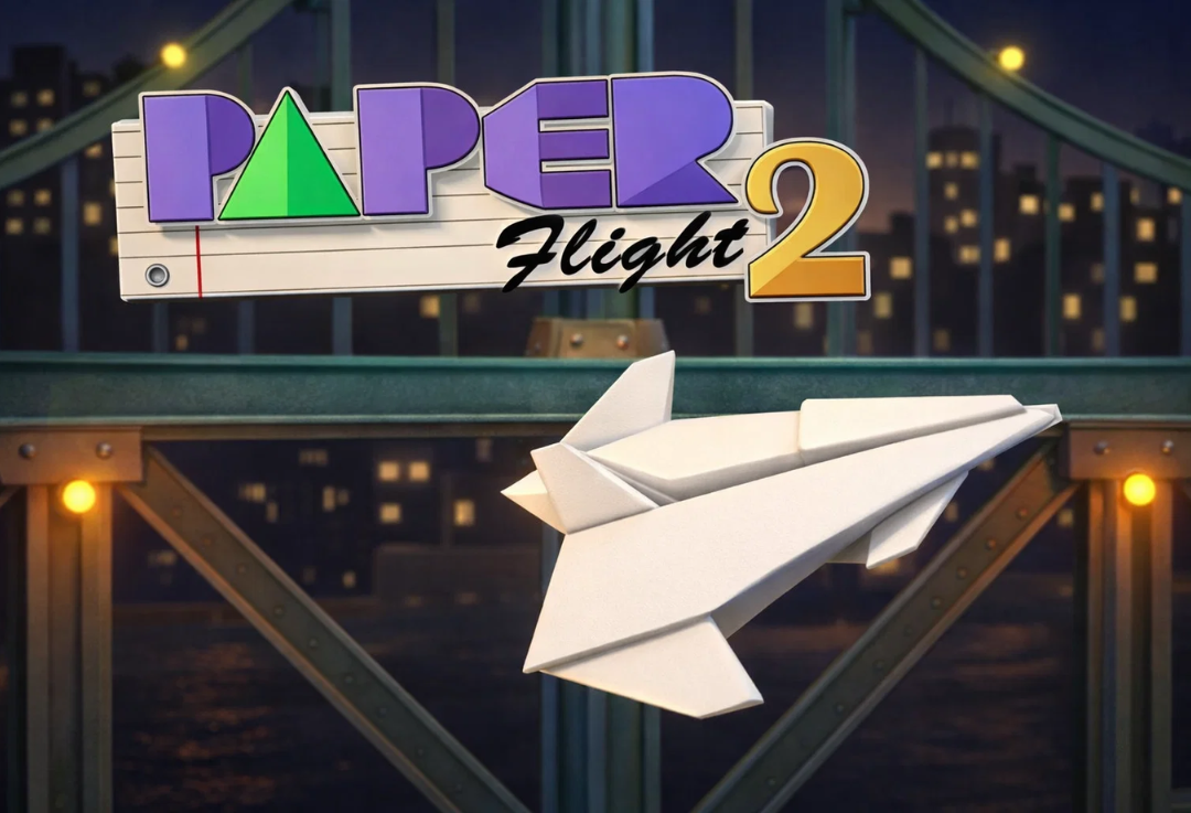 Paper Flight 2 Unblocked – Fly Farther Game | YupGames