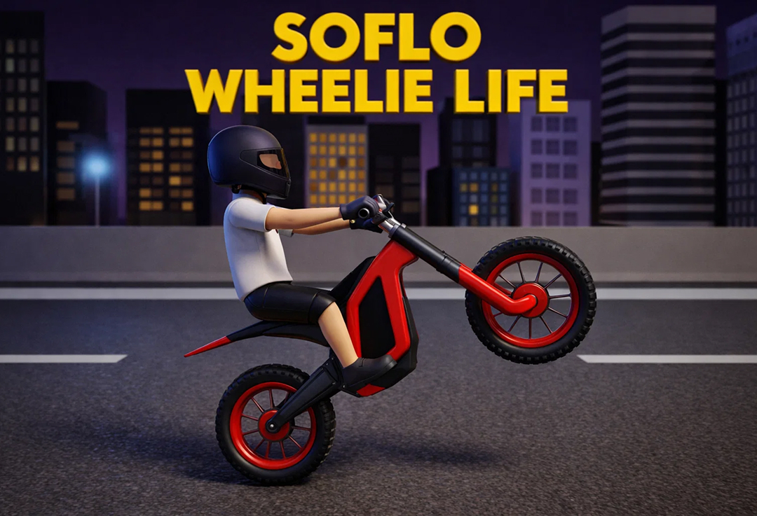 Soflo Wheelie Life Game – Master Bike Wheelies | YupGames