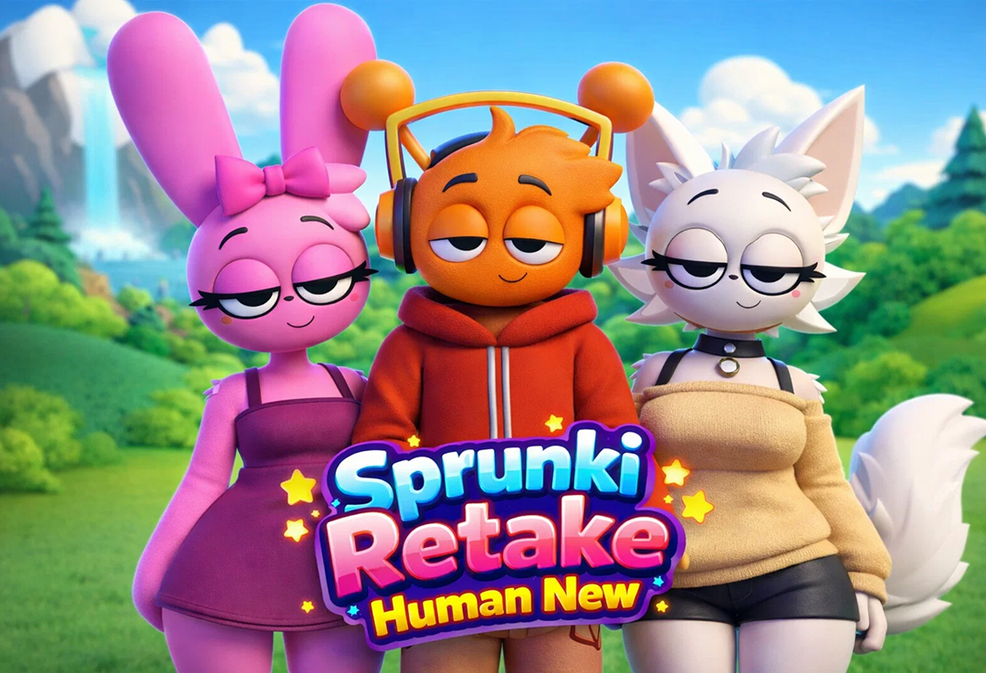 Sprunki Retake New Human – Play Horror Music Mixing Game Online