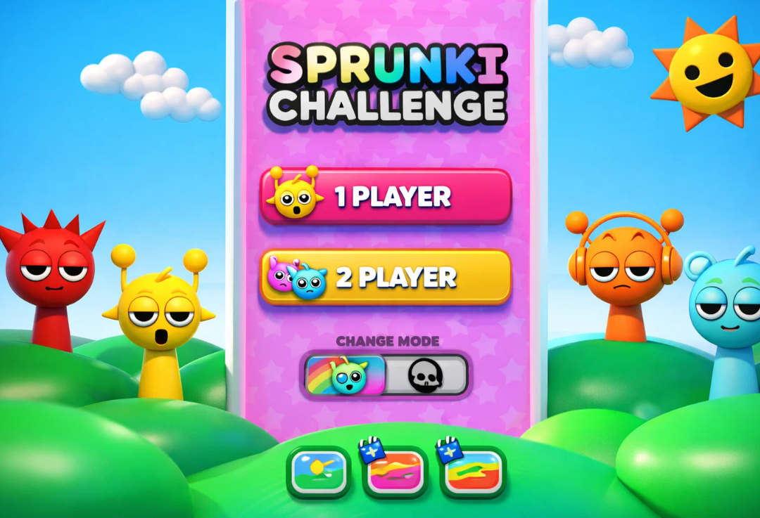 Sprunki Challenge Rhythm Music Game | YupGames