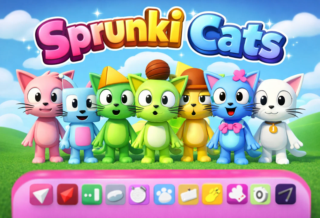 Sprunki Cats — Play Cat Rhythm Game on YupGames